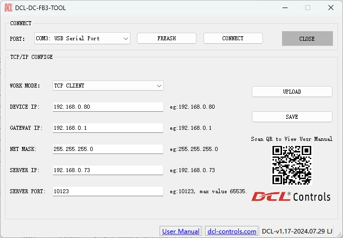 DC-FB3 使用说明书 - 武汉华易官网 - DCL 华易智控